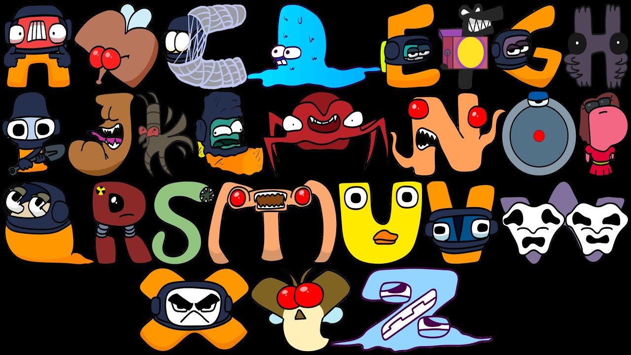 Alphabet Reverse Plush toy All Letter FROM O BUT THEY ARE IN LETHAL ...