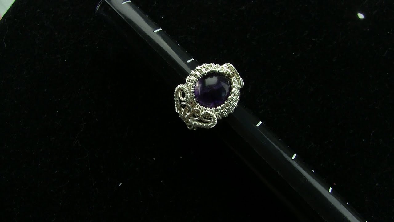 Wire Wrapped Cabochon Ring Tutorial - YouTube