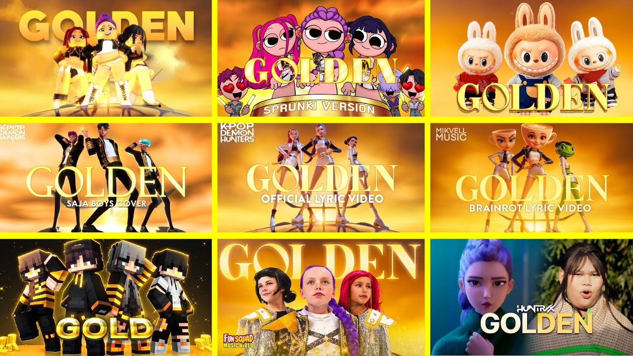 GOLDEN' Song Huntr/x Through Different Versions 🚀Guess The Song KPOP ...