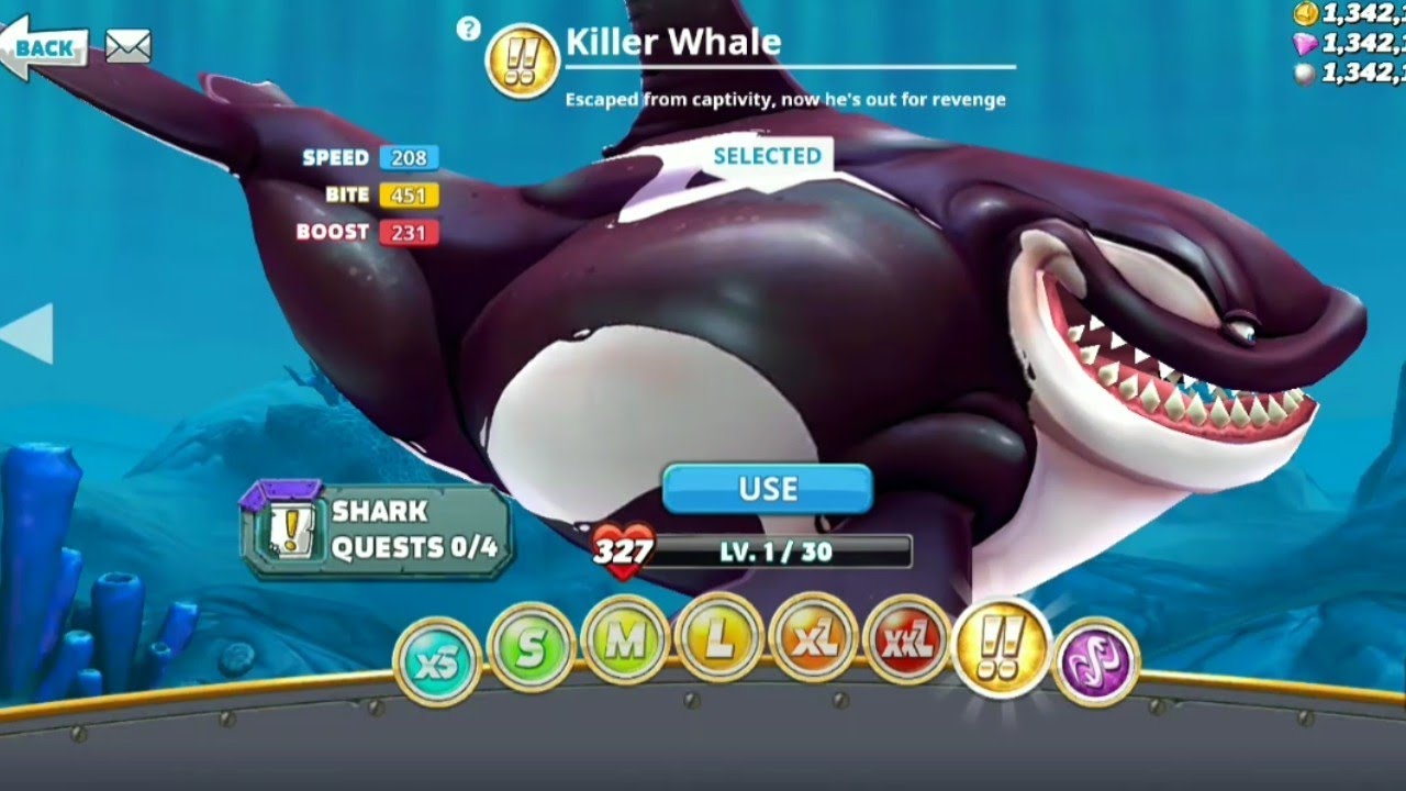 Killer Whale Shark | Hungry Shark Evolution MOD APK Gameplay - YouTube
