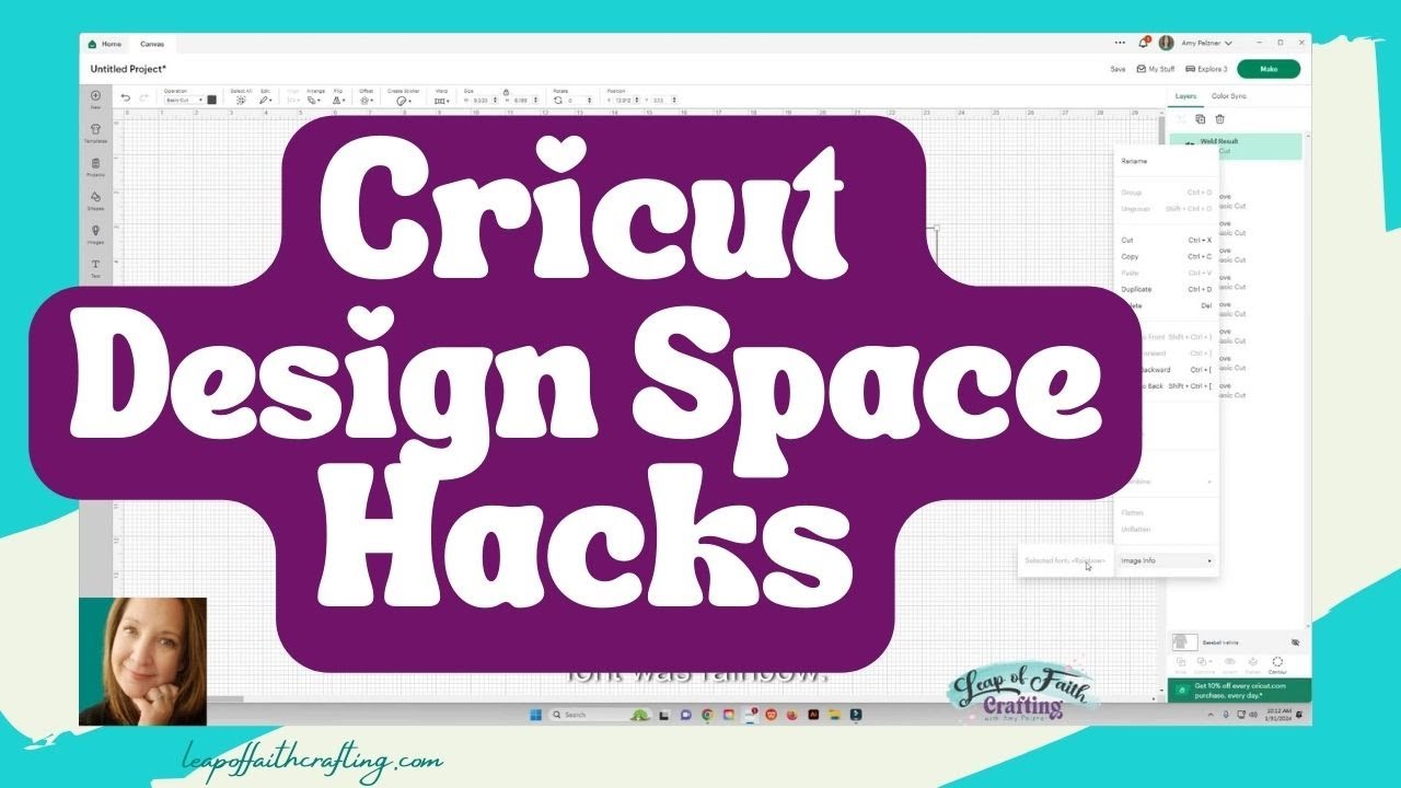 Cricut Design Space Hacks - YouTube