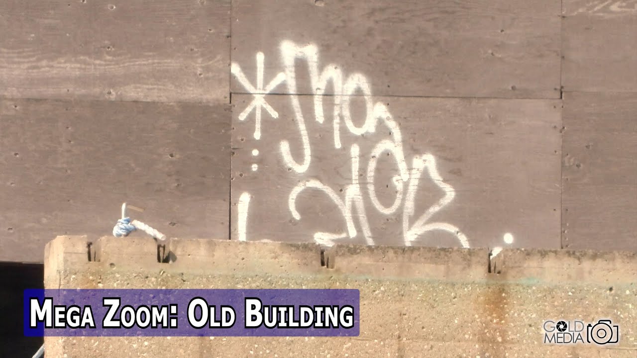 MEGA ZOOM - Graffiti on top of Canada Malting Building - YouTube
