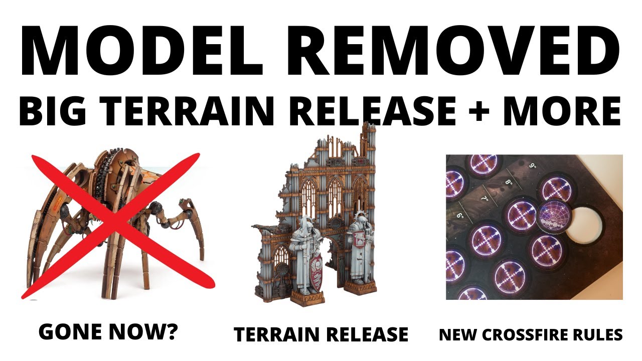 Big Necron Model Removed 40K Terrain Release Pricy Space Marines New