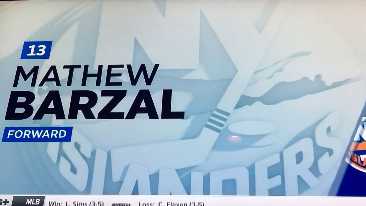 Matthew Barzal Highlight Reel Goal vs. Devils - YouTube