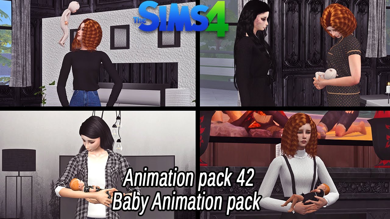 The Sims 4 - Animation Pack 42 - Baby Animations - YouTube
