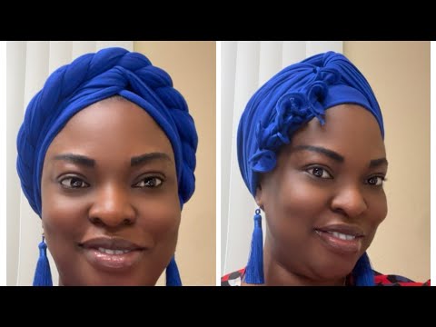 QUICK AND EASY TURBAN HEAD WRAP #turban #headwrap #fashion #trending #beautiful #scarf #style #how 