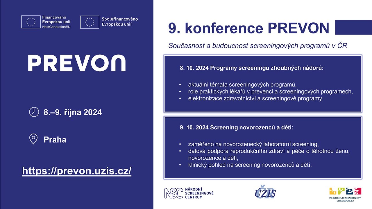 9. konference PREVON, 1. den - YouTube