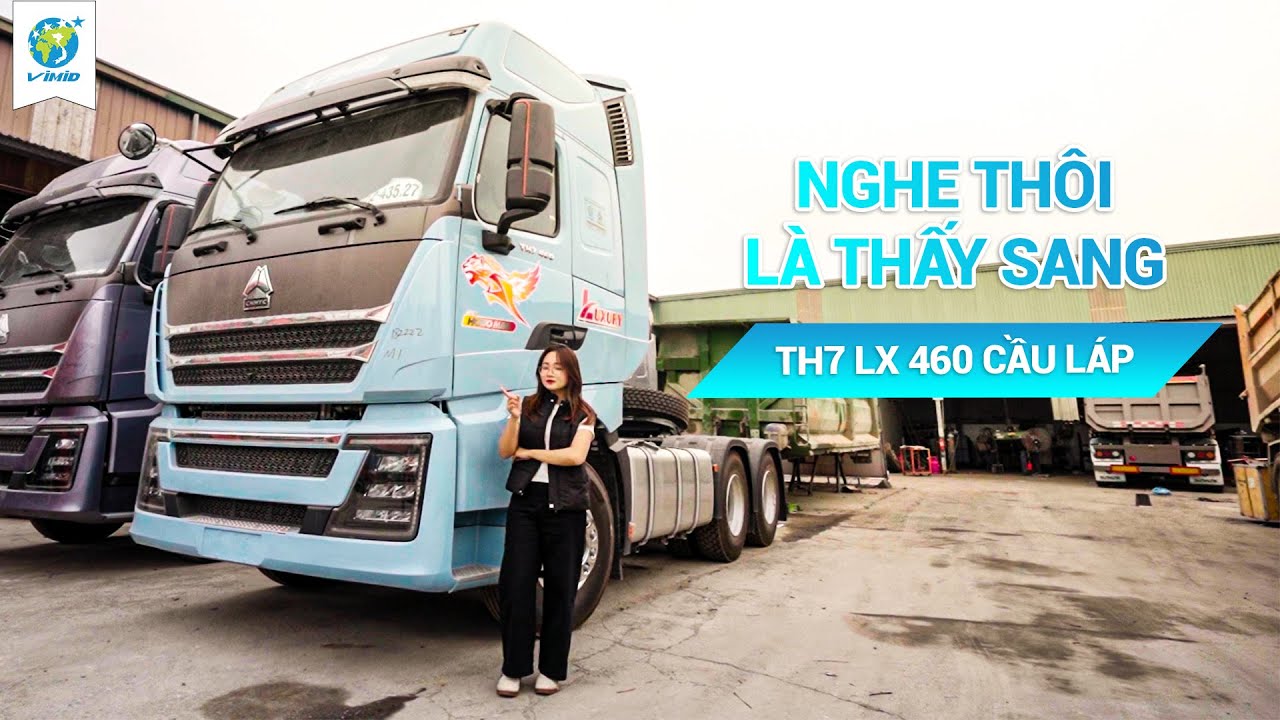 Xe đầu kéo HOWO TH7 460 LX (LUXURY) cầu láp - Nghe thôi là thấy sang ...