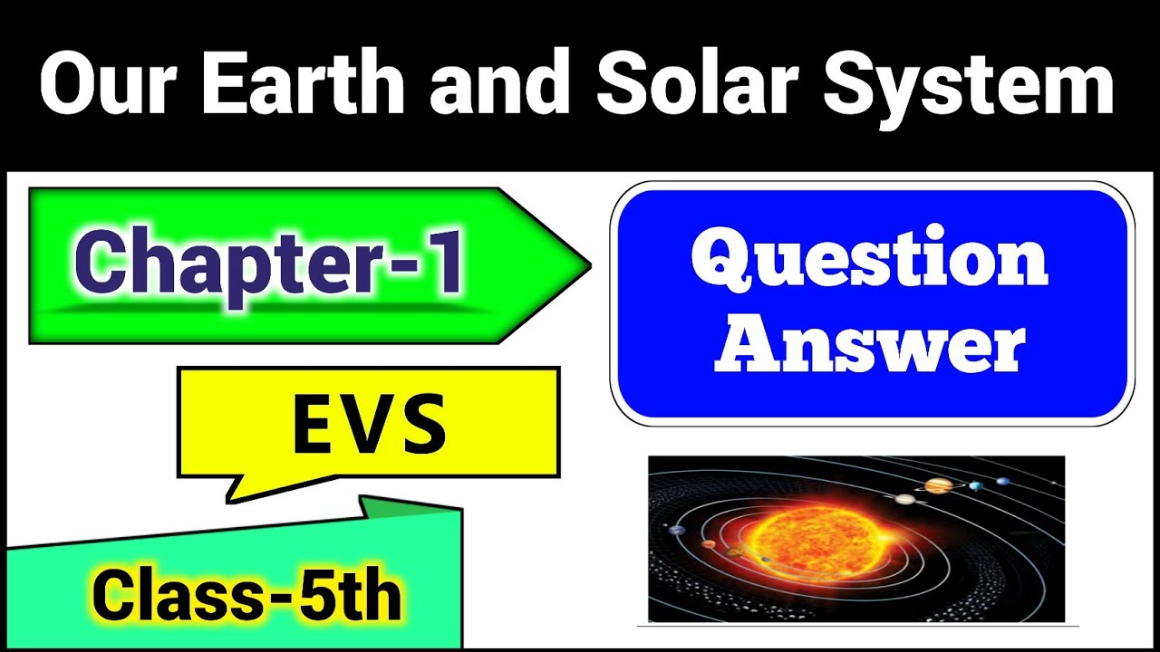 Class 5 EVS Chapter 1 Our Earth and Our Solar System Question and ...