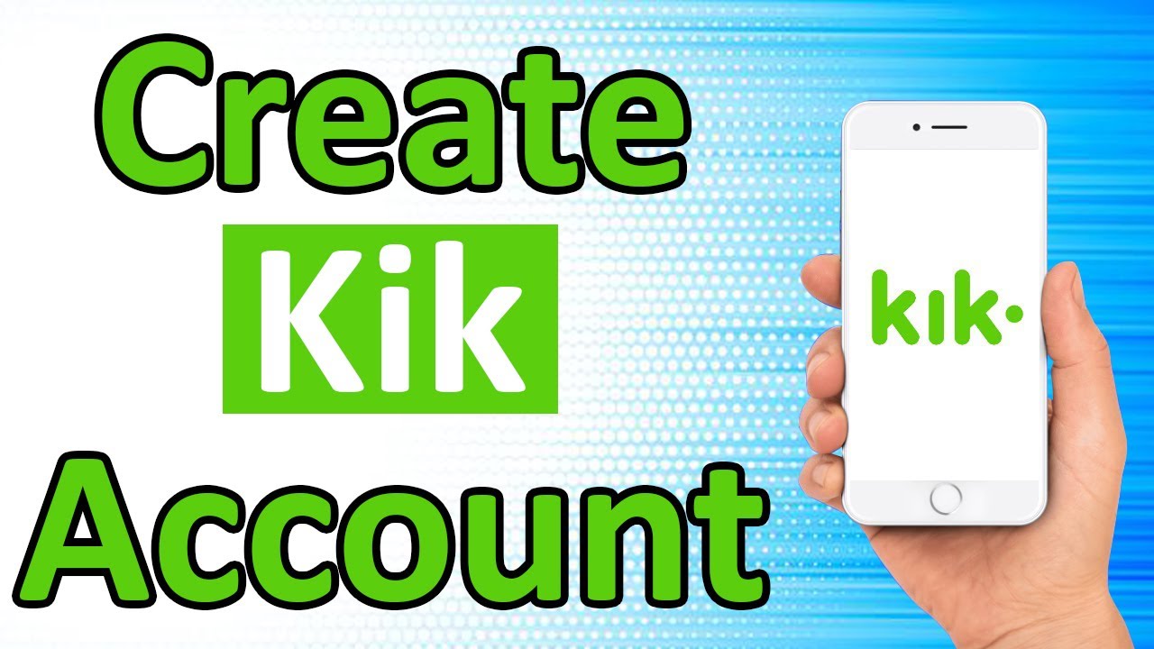 How to Create a KIK account on Android | 2021 - YouTube