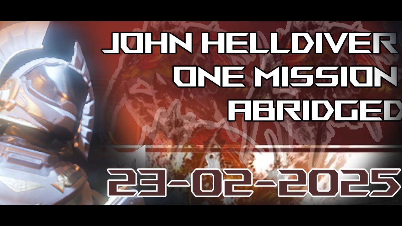 JOHN HELLDIVER-Terminid Mission abridged - YouTube