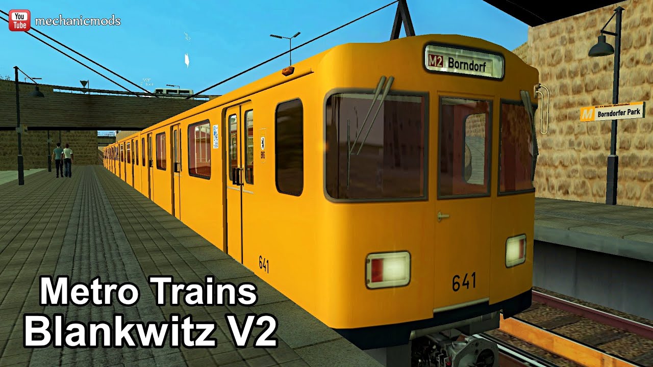 METRO TRAIN OMSI 2 - Blankwitz V2 Episodes - YouTube