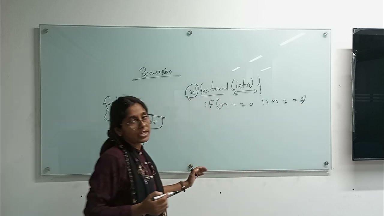 Data Structure and Algorithm | Recursion Factorial | CSE | Shaila | University of Scholars - YouTube