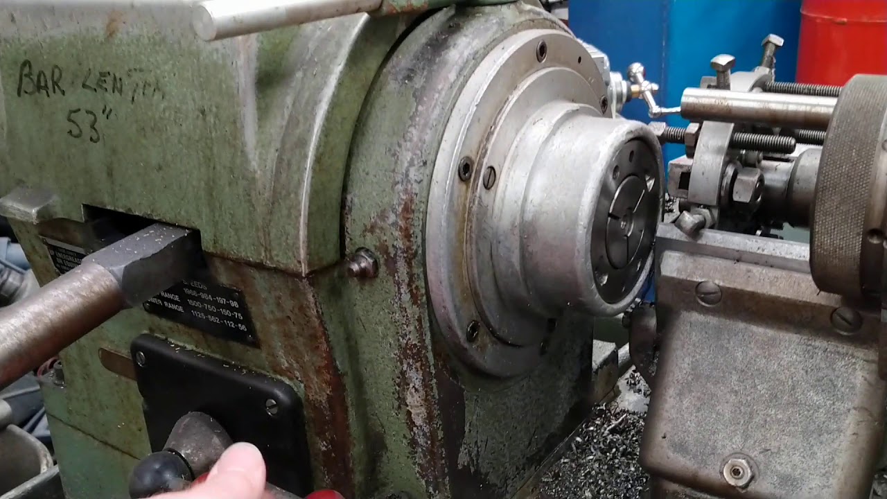 Brittan Capstan lathe - YouTube