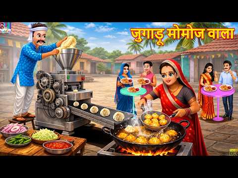 जुगाड़ू मोमोज वाला | Jugaadu Momos Wala | Hindi Kahani | Moral Stories | Cartoon Video |Kahani |Story