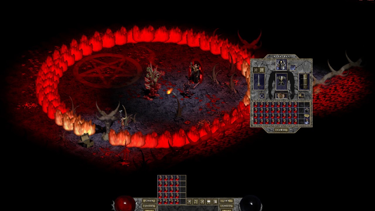 Diablo 1 Belzebub HD Mod Final Boss - Dark Lord - Normal / Barbarian ...