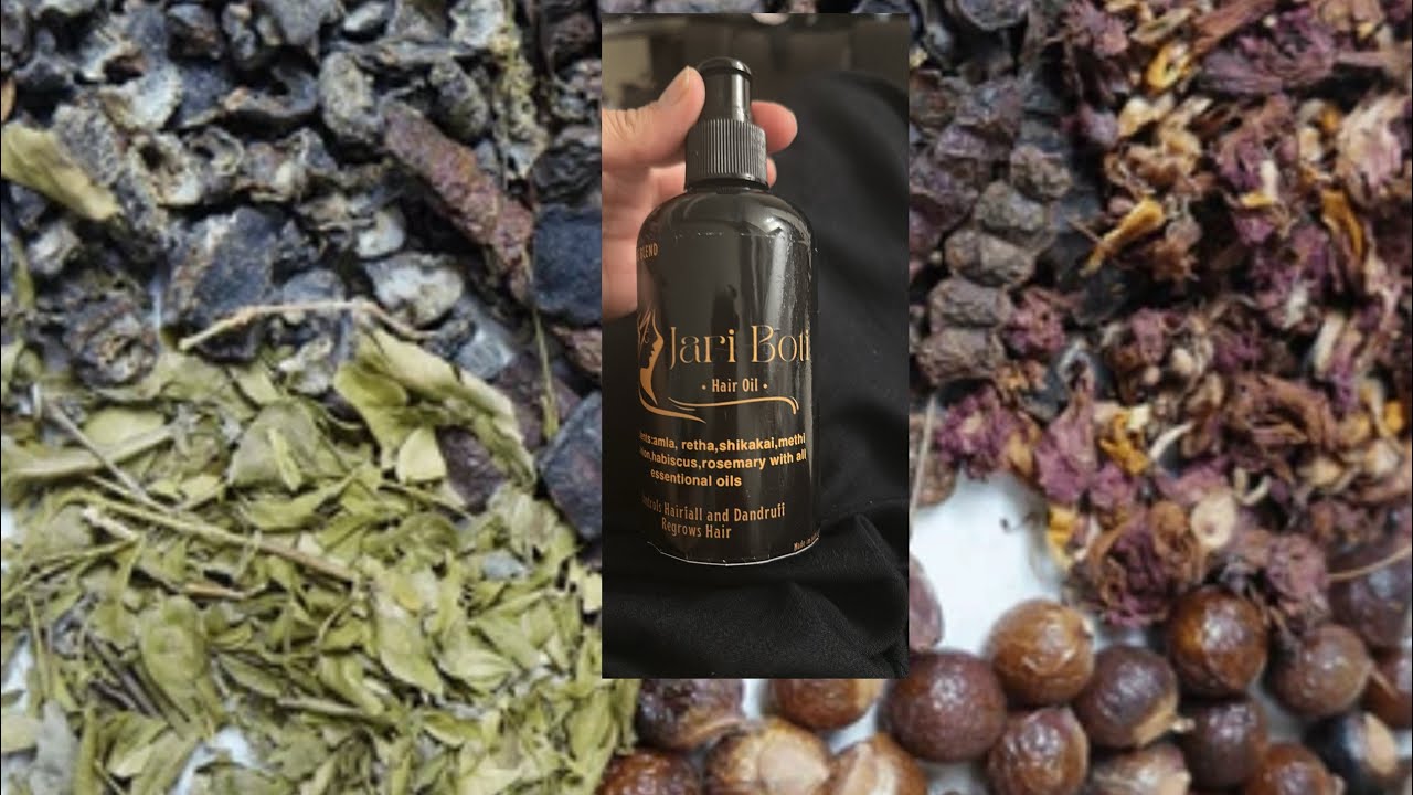 Jari boti hair oil(no more hair fall) - YouTube