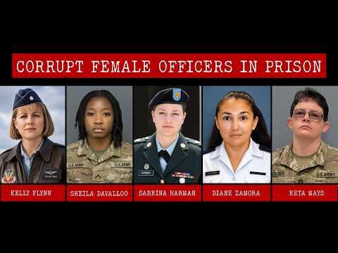 LAS OFICIALES MILITARES FEMENINAS MÁS CORRUPTAS EN PRISIÓN | Lista completa y detalles impactantes