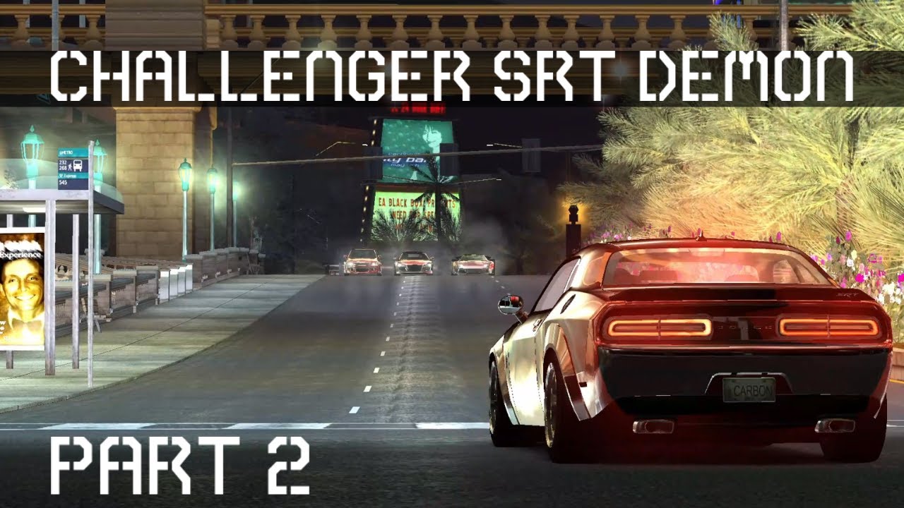 CHALLENGER SRT DEMON vs DARIUS and WOLF BOSSES in NFS CARBON! - YouTube