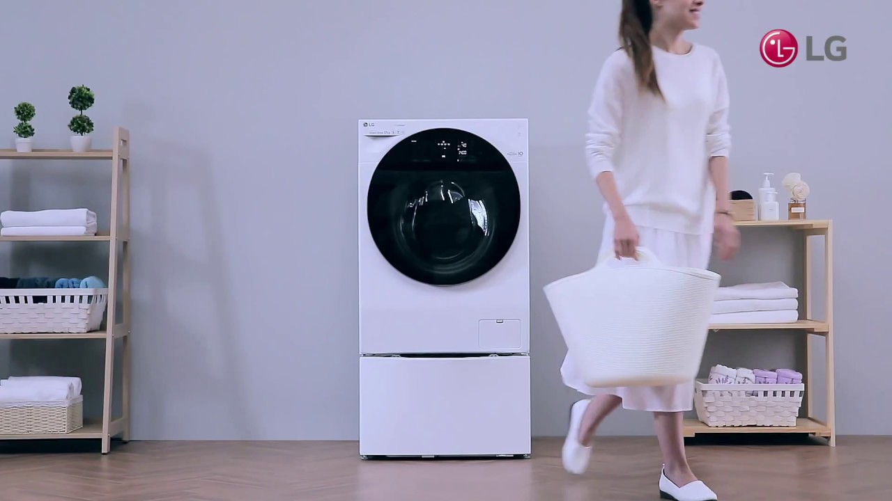 LG TWINWash™ Washing Machine User Scene Video - Ergonomic Design (24 ...
