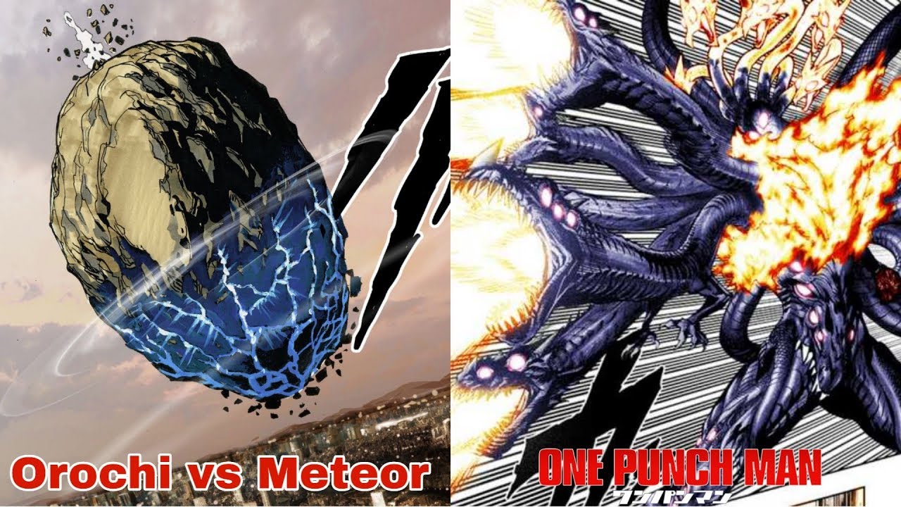 Orochi vs The Meteor / One Punch Man - YouTube