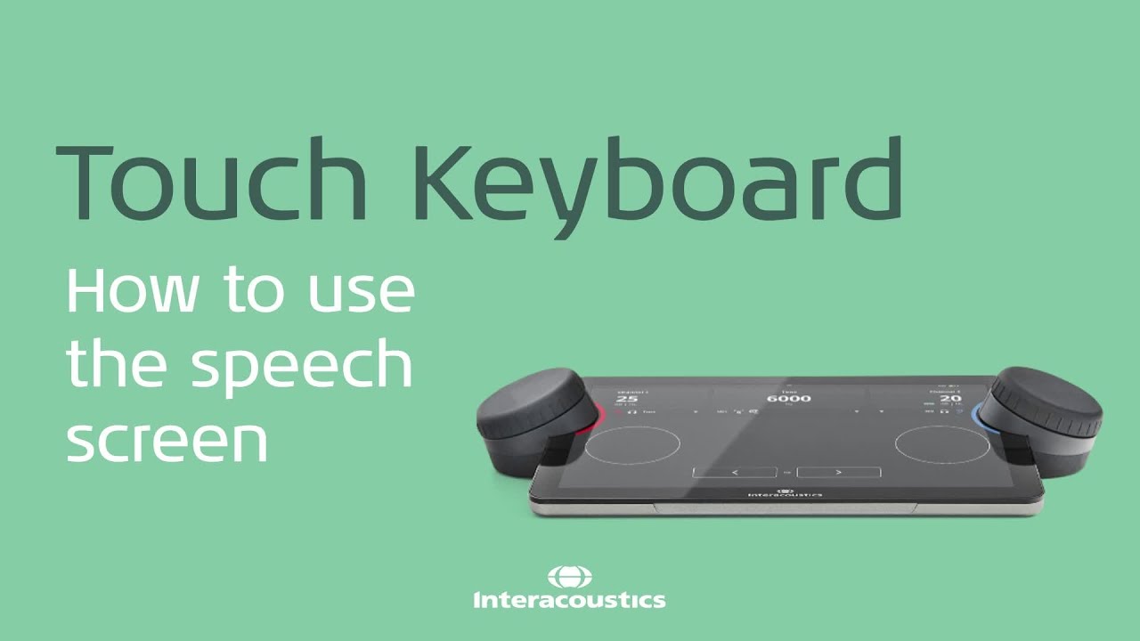 Touch Keyboard: How to use the speech screen - YouTube