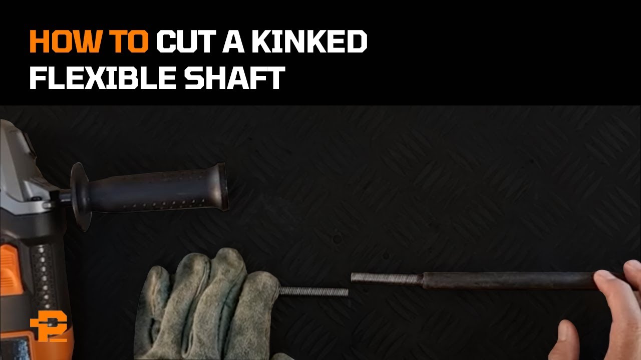 How to cut a kinked flexible shaft - YouTube