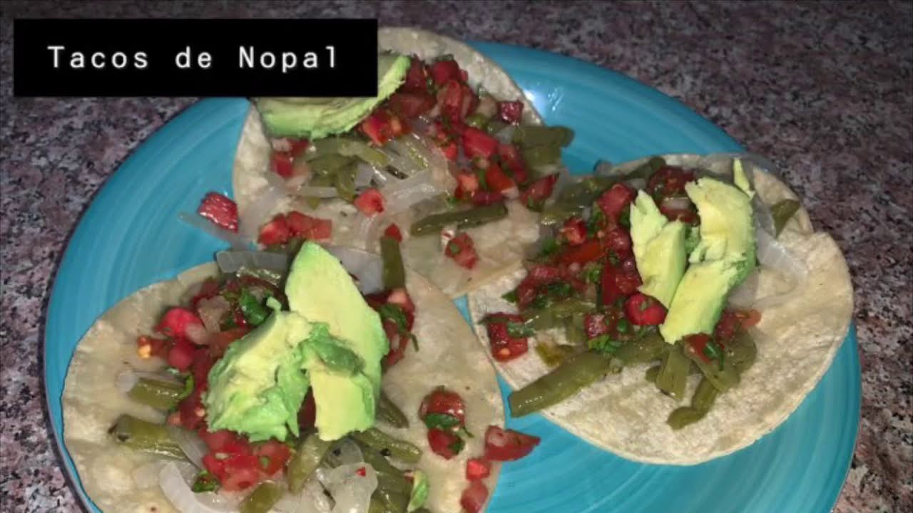 Receta Tacos de Nopal - YouTube