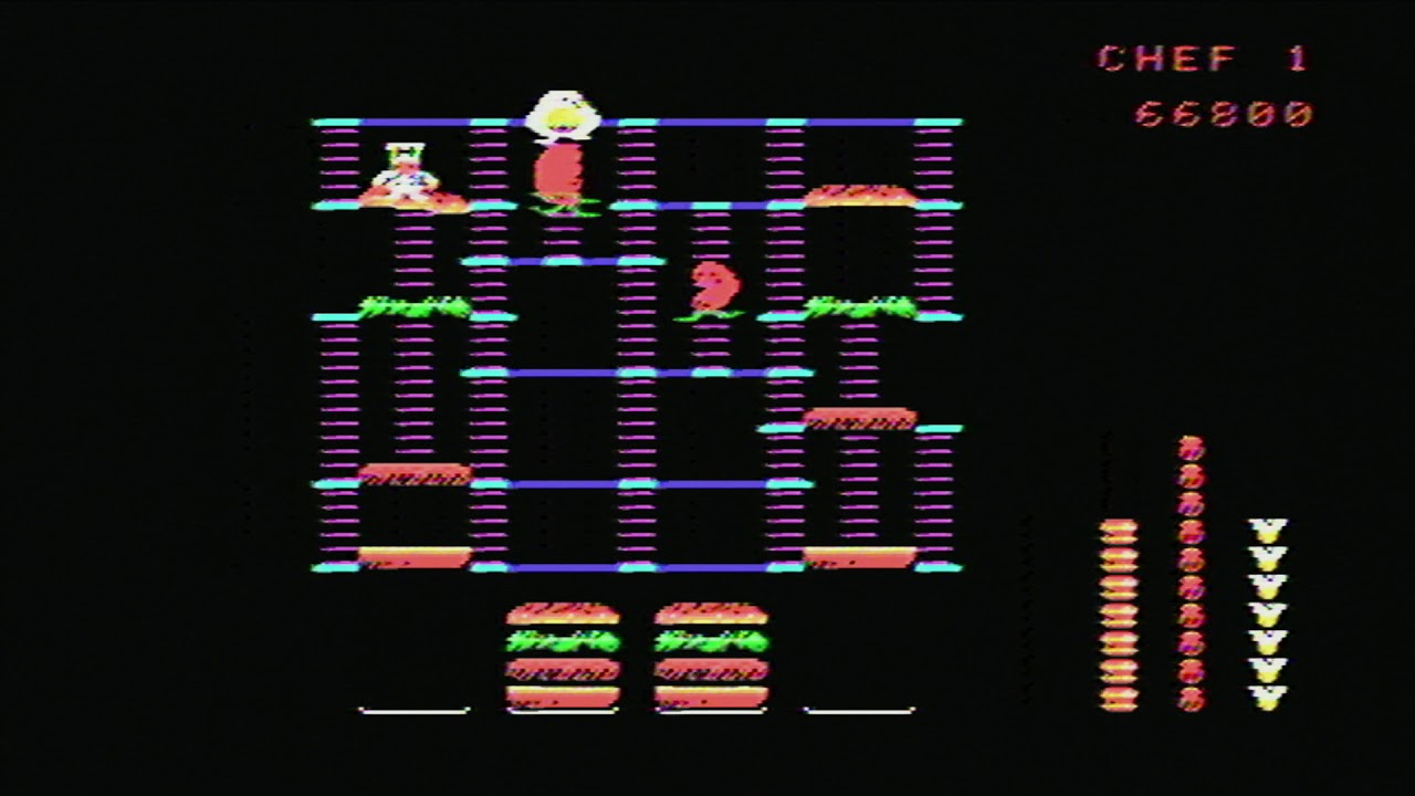 BurgerTime - ColecoVision / CollectorVision Phoenix: " High Score ...