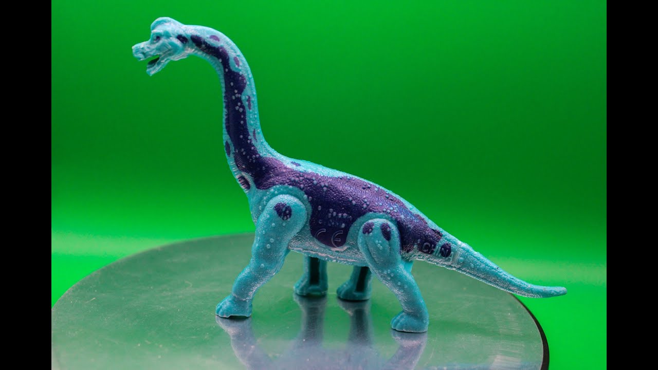 Blue Brontosaurus Yard Sale Dino Toy Review! - YouTube