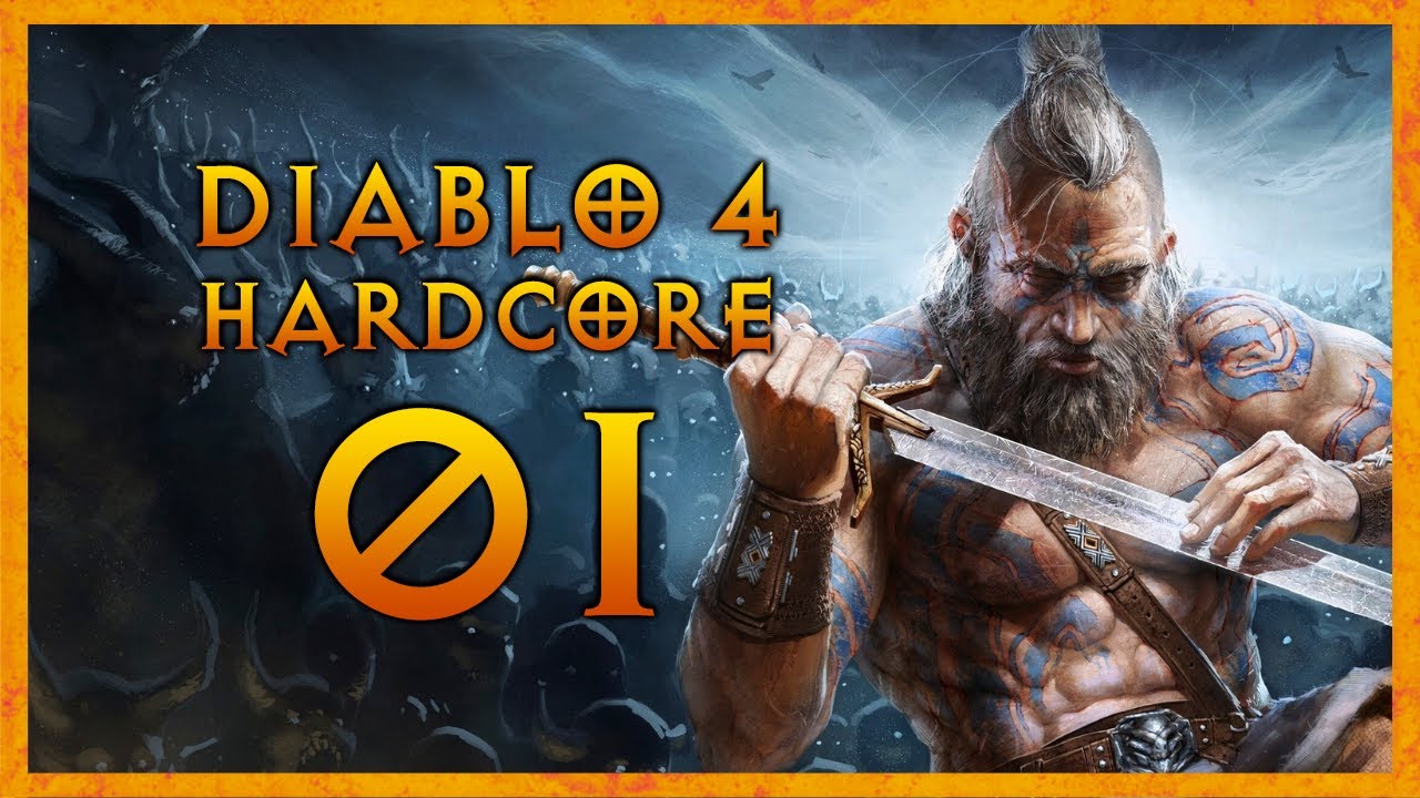 DIABLO 4 HARDCORE Part 1 (BARBARIAN Gameplay) - YouTube