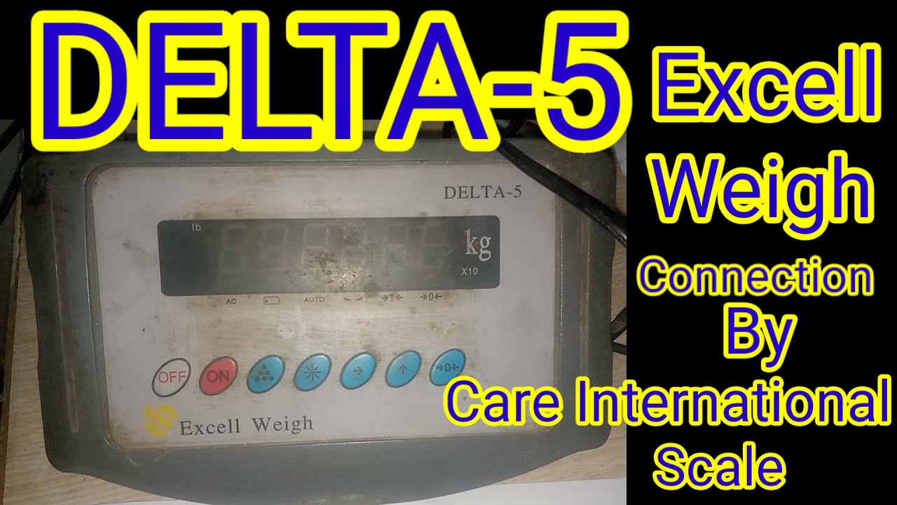 "Delta 5 Excell Weighing Scale Connection Guide | Step-by-Step Setup ...