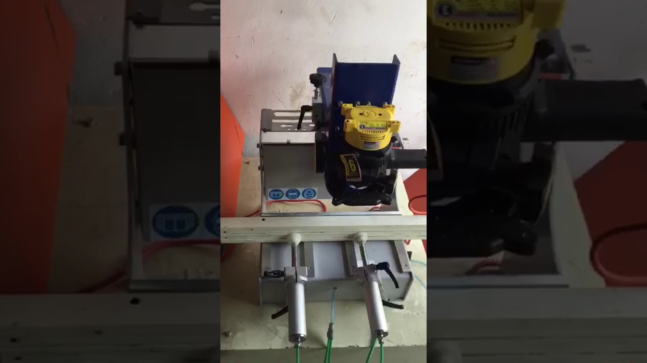 Portable routing machine - YouTube