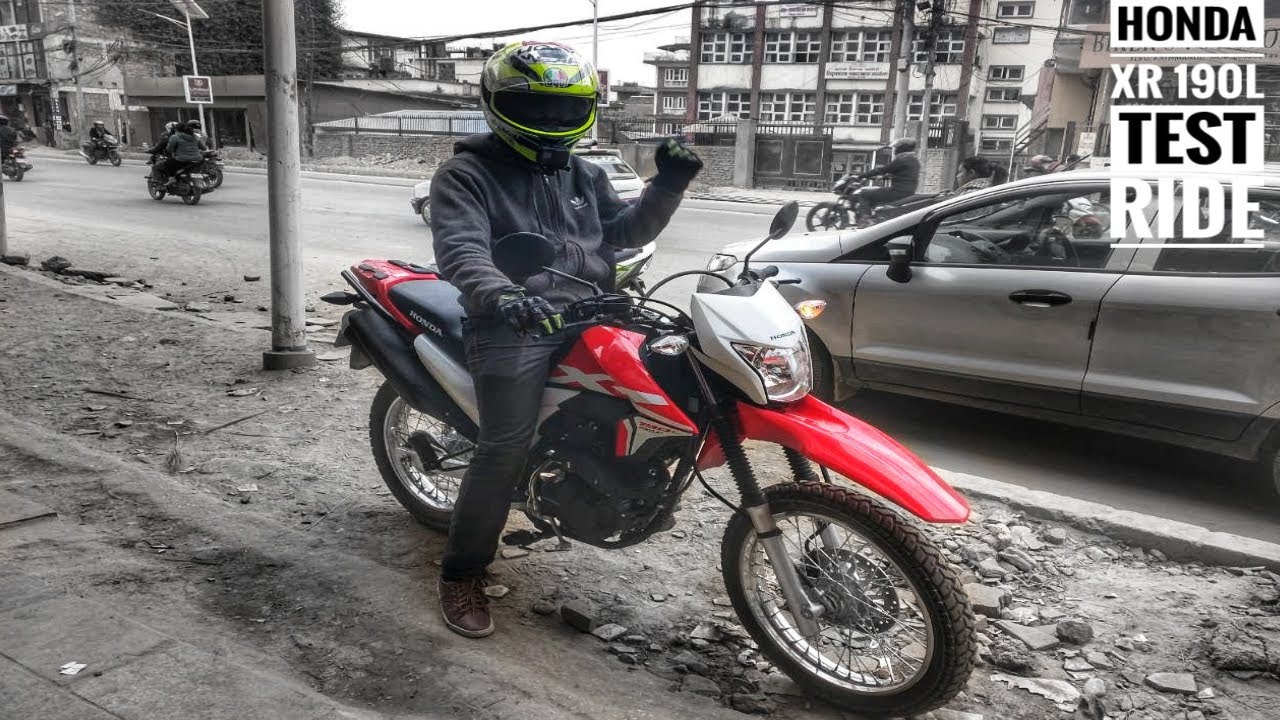 Honda XR 190l || Test Ride - YouTube