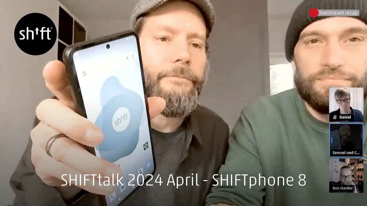 SHIFTtalk recap 2024 April - SHIFTphone 8 - YouTube