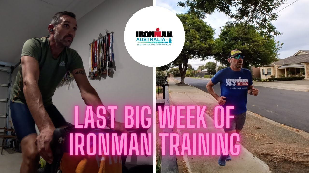 IRONMAN AUSTRALIA 🇦🇺 last big training week before the taper can begin ...