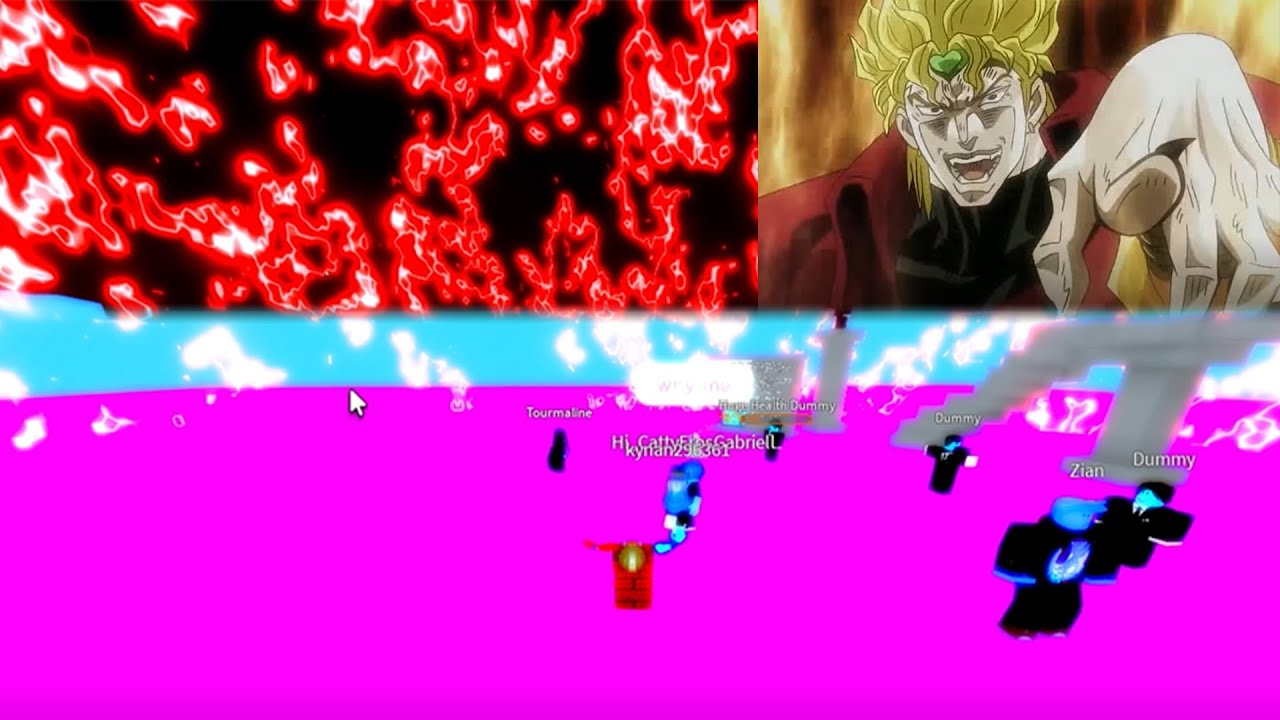 Stop Time - When you use Dio power[Roblox] - YouTube