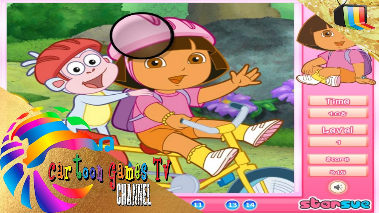 Dora hidden numbers: Education games for kids - YouTube