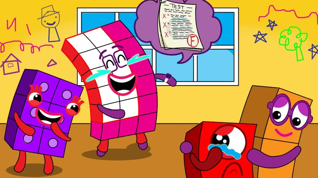 It's Okay Numberblocks 1, Don't Be Afraid of a Bad Grade l Numberblocks ...
