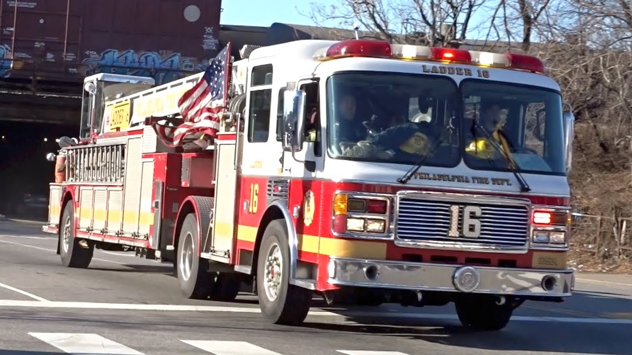 PFD Ladder 16 Responding - YouTube