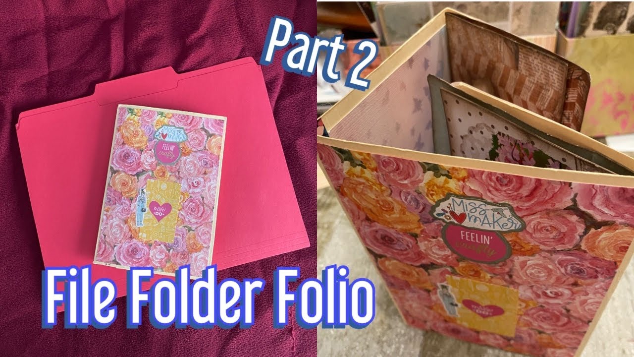 Folio from a File Folder - Part 2 - YouTube