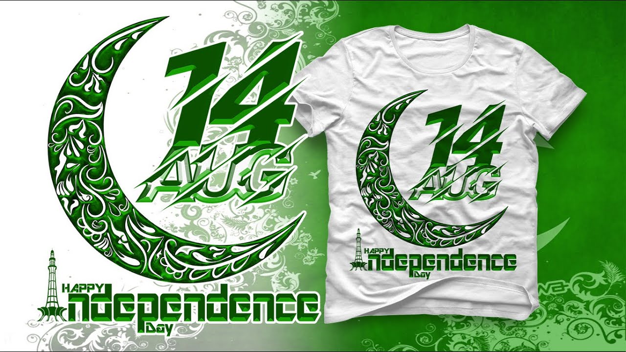 14 August Independence Day Special! | Tshirt Design.| Photoshop ...