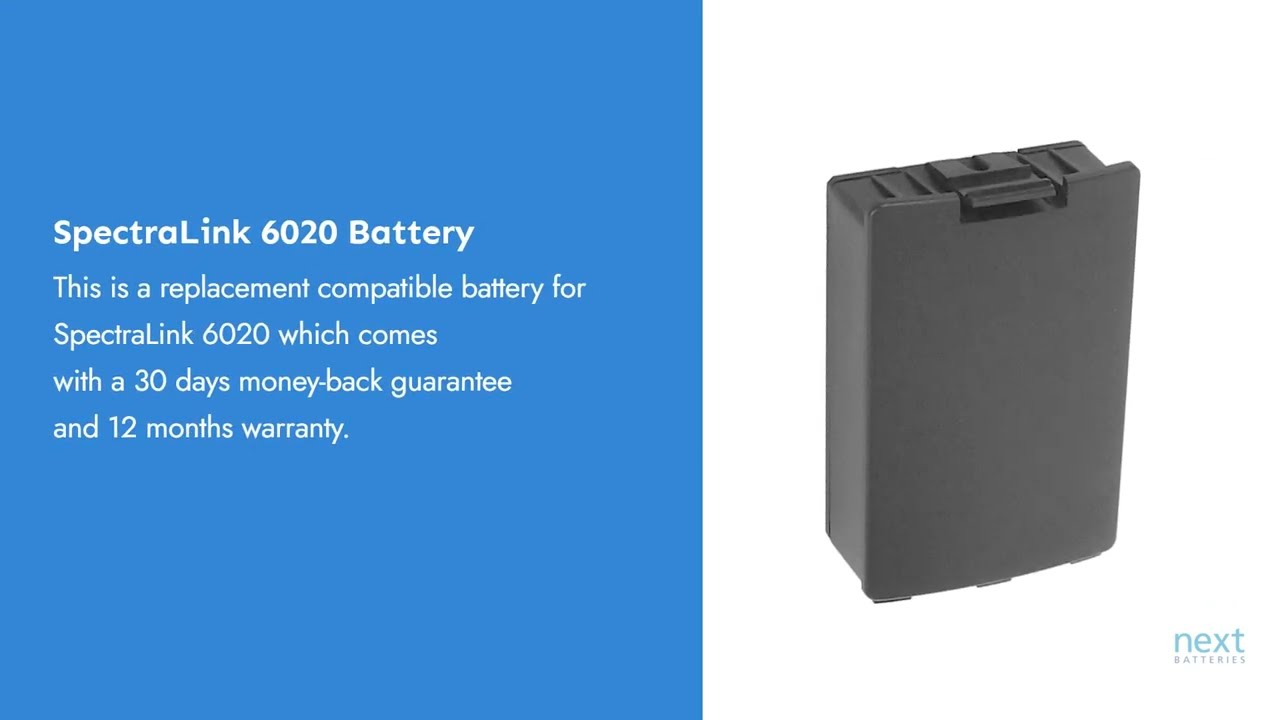 SpectraLink 6020 Battery - YouTube