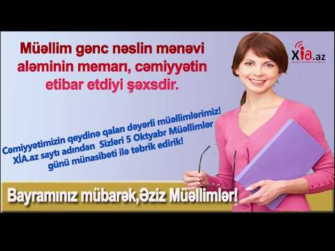 5 Oktyabr – “Beynəlxalq müəllimlər günü”dür