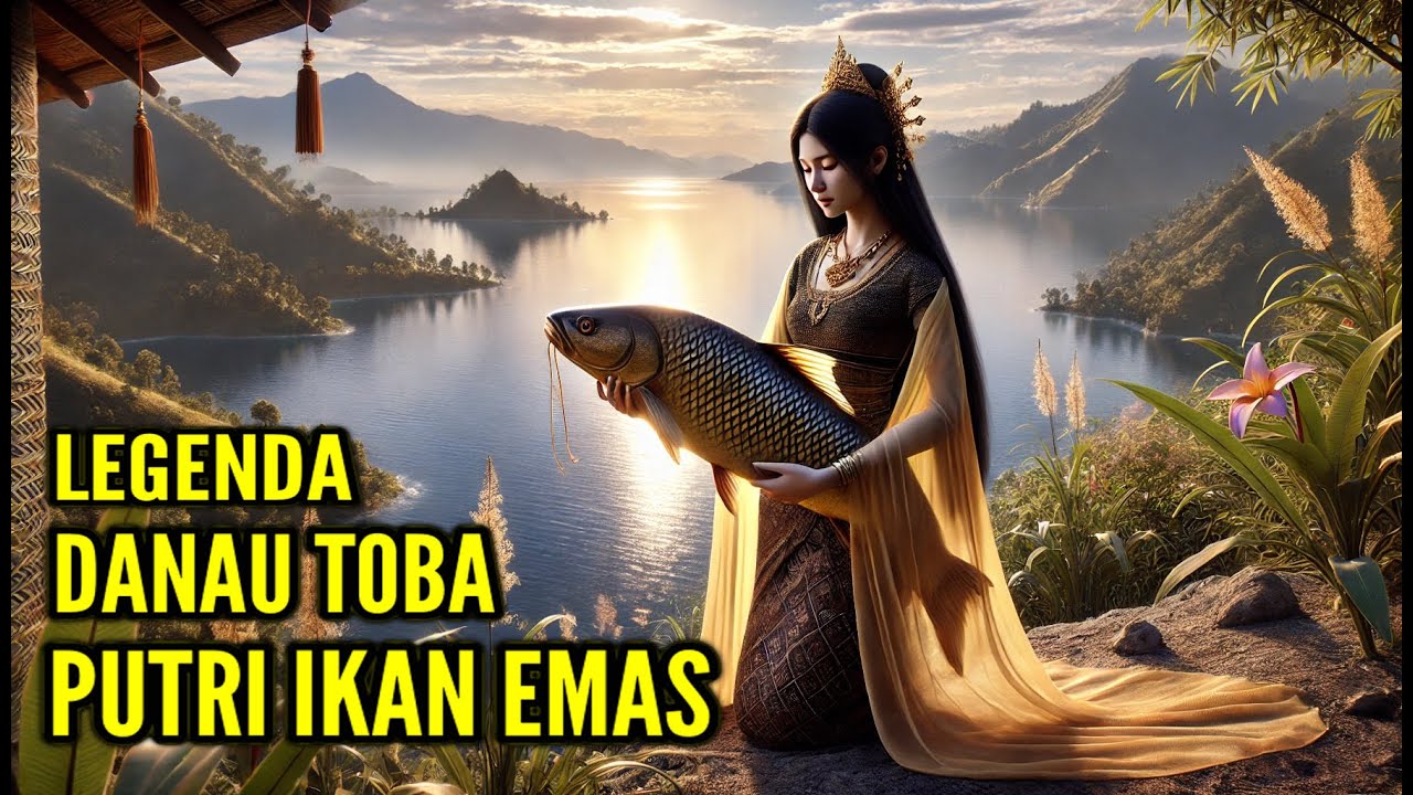 PUTRI IKAN EMAS LEGENDA DANAU TOBA | CERITA RAKYAT SUMATERA UTARA | KISAH NUSANTARA INDONESIA ...