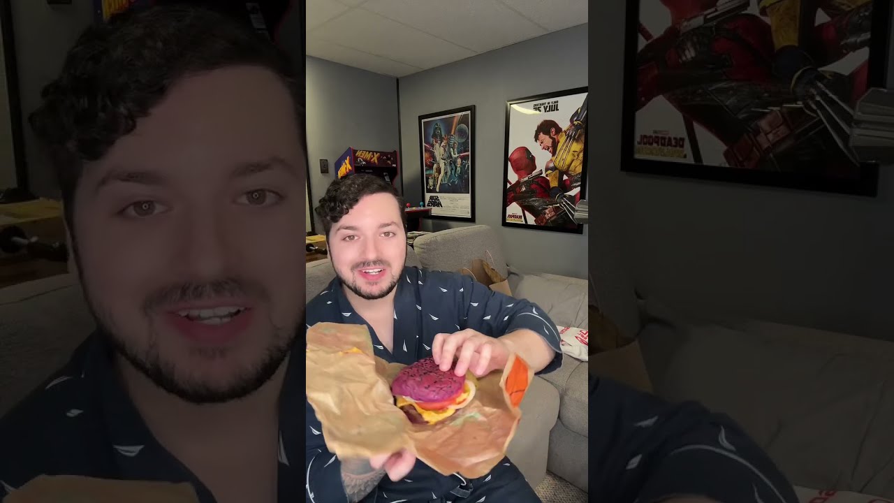 Wednesday’s Whopper - Burger King Review (PURPLE WHOPPER) - YouTube