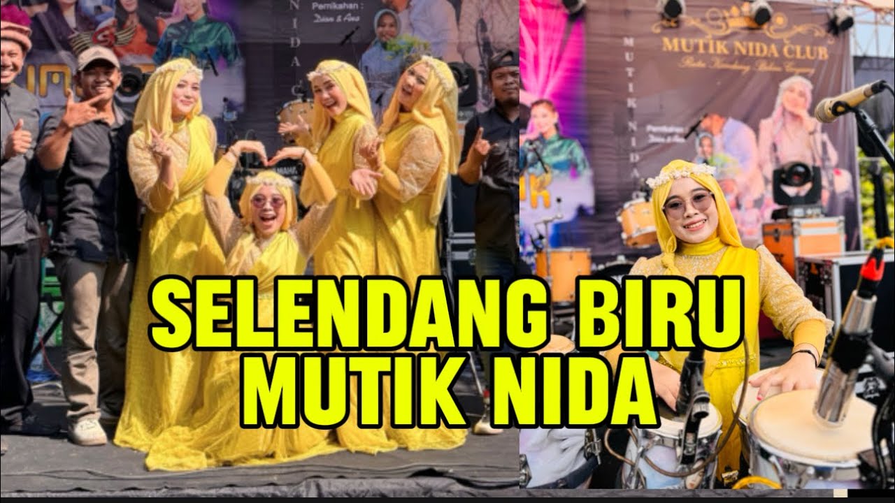 SELENDANG BIRU - MUTIK NIDA RATU KENDANG NYANGI SAMBIL NGENDANG LIVE ...