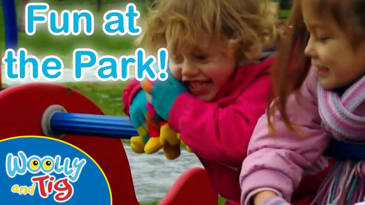 @WoollyandTigOfficial - Woolly Tries the Slide! | TV Show for Kids ...