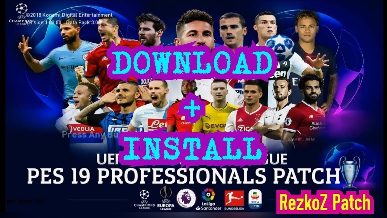 PES 2019 | Professionals Patch V1 Season 2018/2019 - YouTube