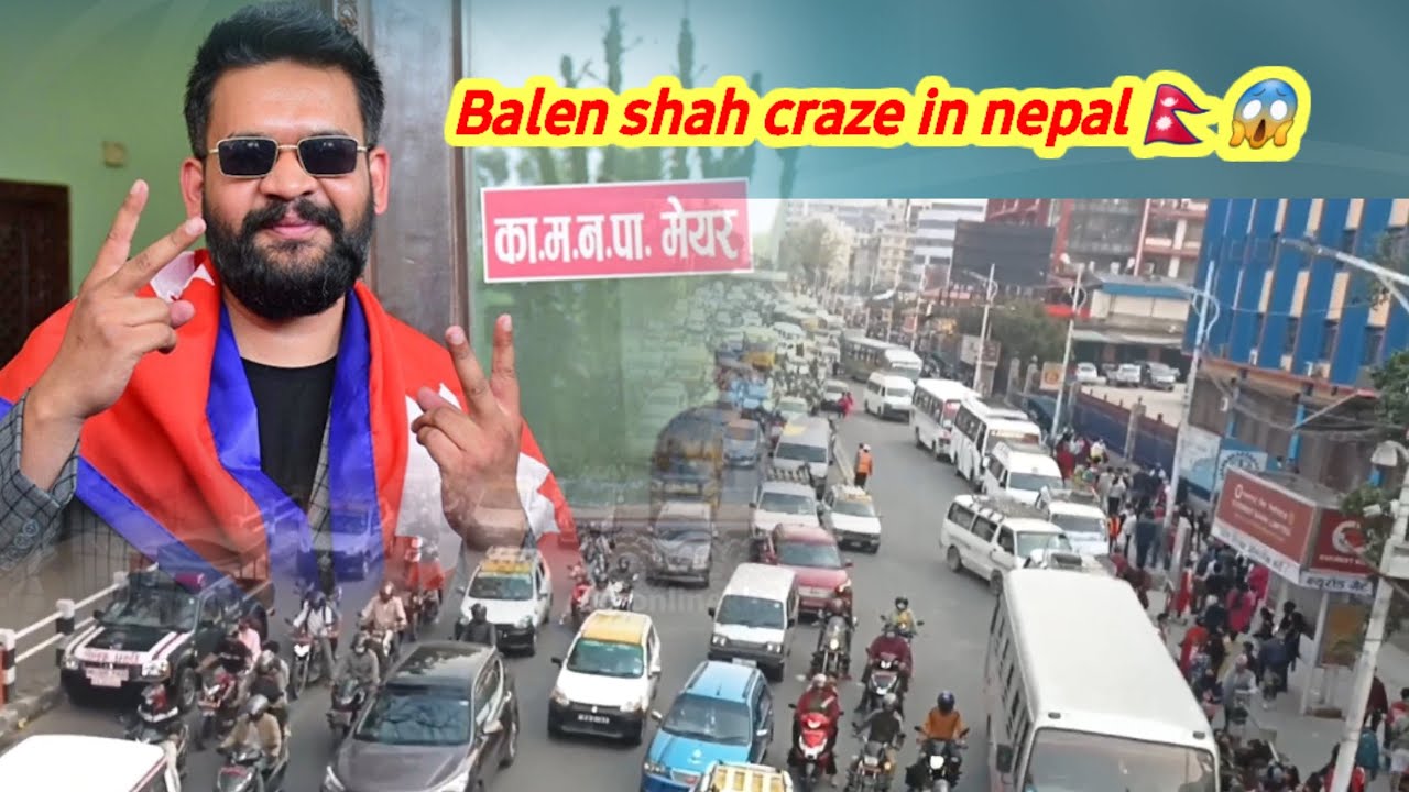 Balen shah craze in nepal 🇳🇵 😱/Balen shah become prime minister of ...